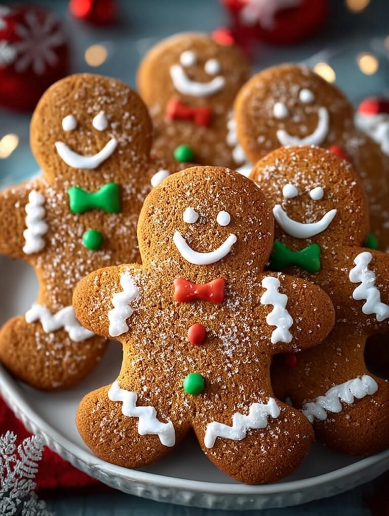 Deliciously Soft Chewy Gingerbread Men for the Holidays - Blogginghall